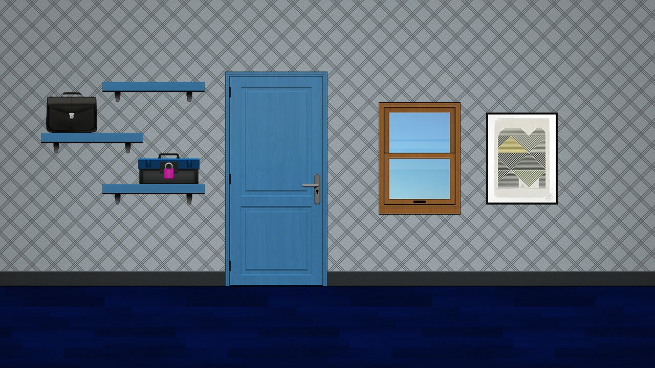 blue room - Room Escape Game by F4nara